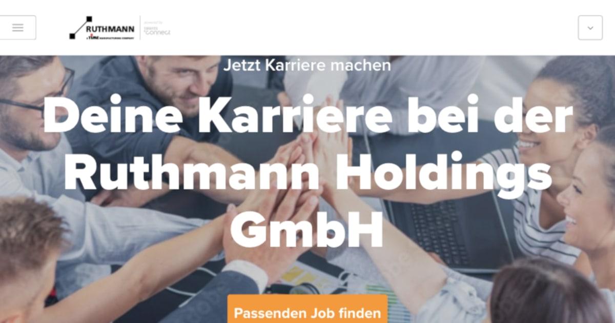 Jobs und Karriere bei der Ruthmann Holdings GmbH › Ruthmann Holdings GmbH